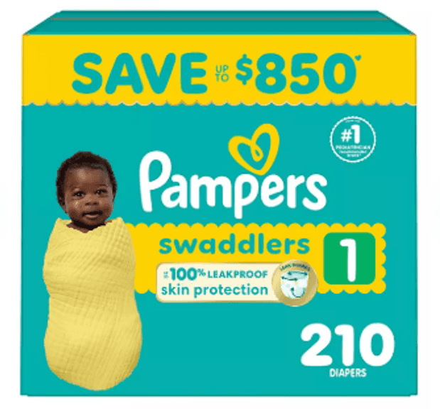Pampers Swaddlers Diapers, Size 1 | Open Box - Rio Grande Trade