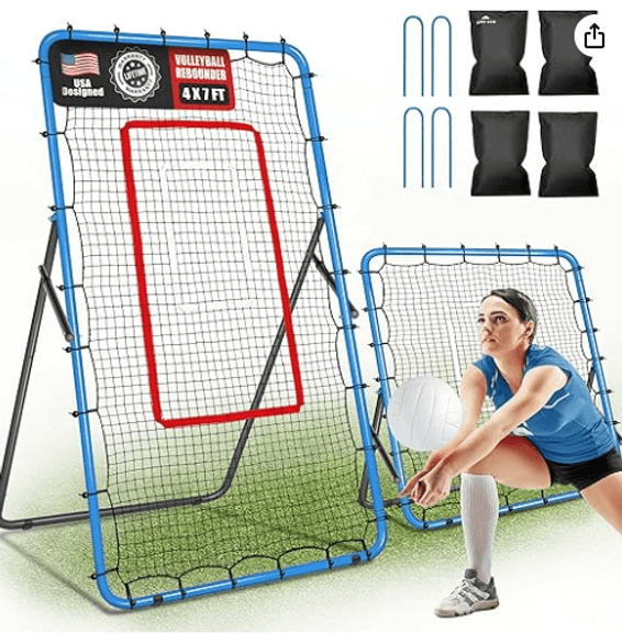 2-in-1 Volleyball Rebounder Net System | Open Box | (See Condition ...