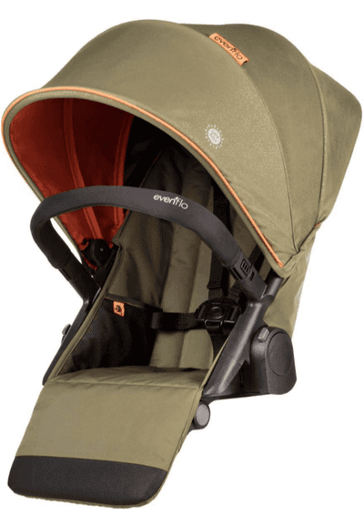 Evenflo Pivot Xplore Stroller Second Seat, Olive Green | Open Box ...