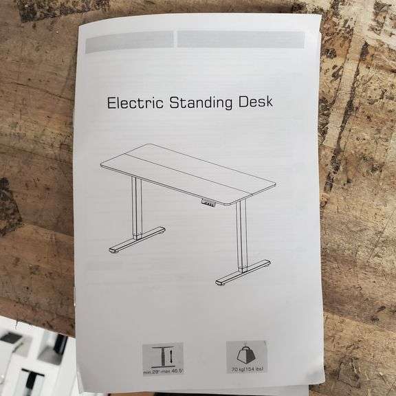 LongKe Electric Standing Desk Adjustable Height 40x24" | Open Box ...