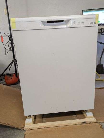 GE 24 in. Built-In Tall Tub Front Control White Dishwasher | Open Box ...
