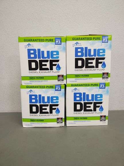 Peak Blue Def Diesel Exhaust Fluid 2.5 Gallon, 4 Boxes | Open Box ...
