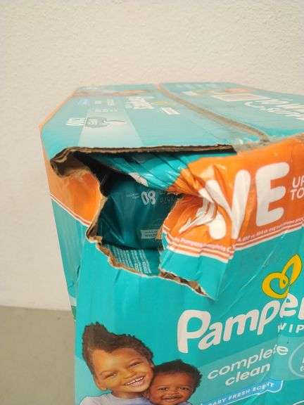 Pampers Wipes 1200 Wipes/Box, Set Of 2 Boxes | Open Box | (See ...