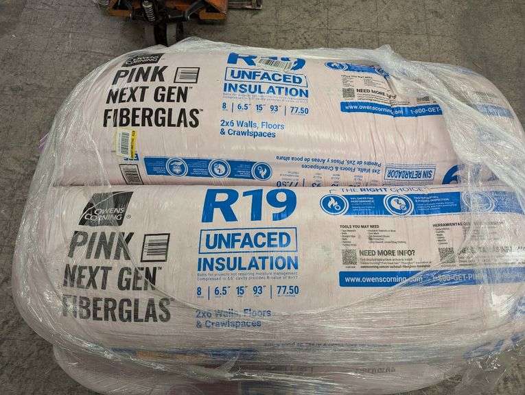 OWENS CORNING R19 Unfaced Insulation Fiber Glass | Like New - Rio ...