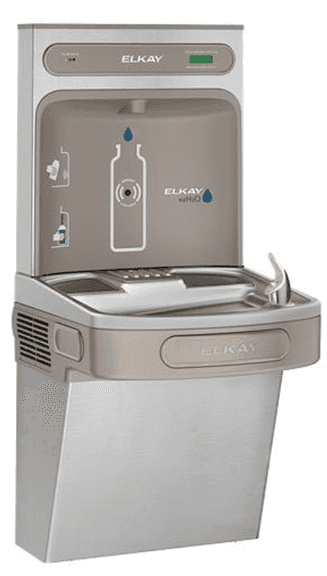 Elkay LZS8WSLP Enhanced EZH2O Bottle Filling Station and Single ADA Cooler, Filtered, 8 GPH ...