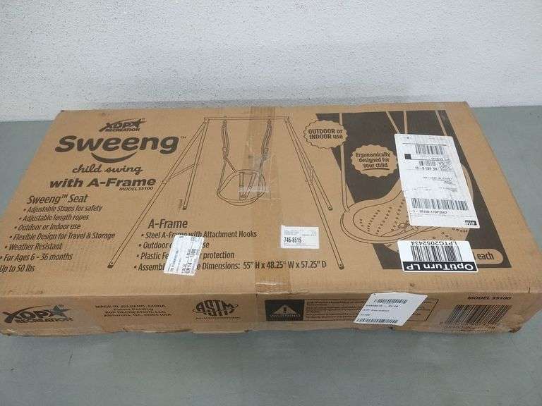 XDP RECREATION Sweeng Child Swing With Frame | Open Box | (See ...
