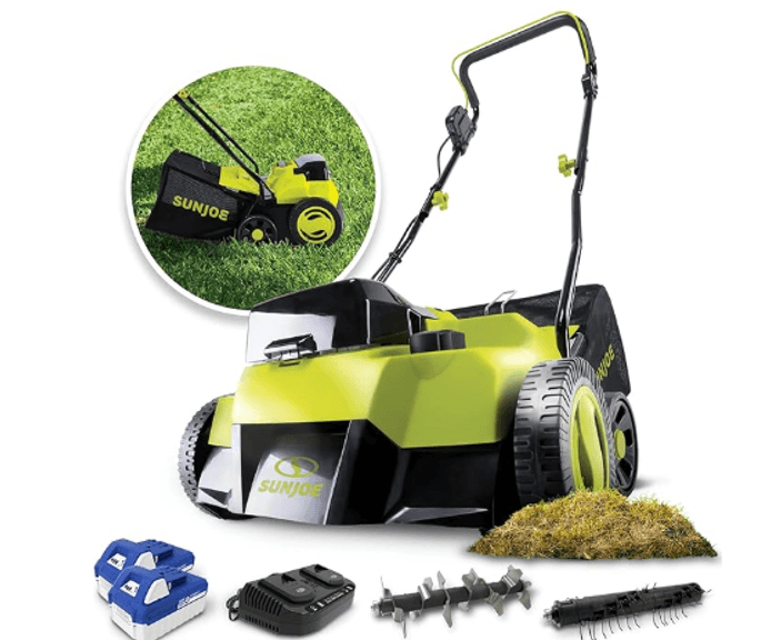 Sun Joe 24V-X2-DTS15 Scarifier and Dethatcher Kit | Open Box | (See ...