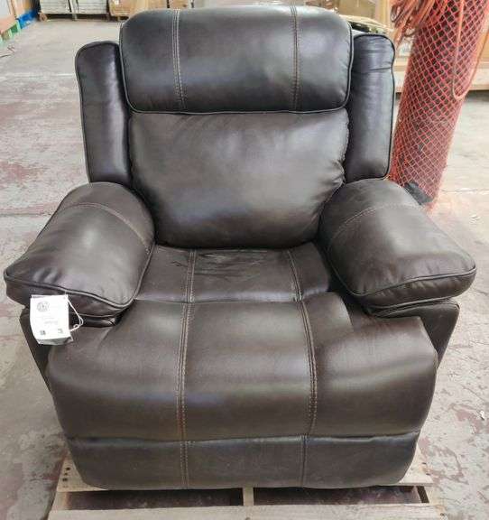 Upholstered Powered Recliner | Open Box | (See Condition Notes) - Rio ...