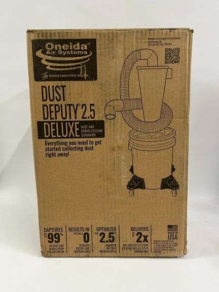 ONEIDA AIR SYSTEMS Dust Deputy 2.5 Deluxe Dust & Debris Cyclone ...