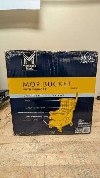 Member's Mark Commercial Mop Bucket with Wringer, 36 qt. | Open Box ...