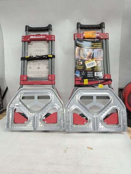 2 Pack Milwaukee Foldable Dolly | Open Box | (See Condition Notes ...