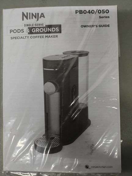 NINJA SINGLE-SERVE PODS & GROUNDS SPECIALTY COFFEE MAKER | Open Box ...