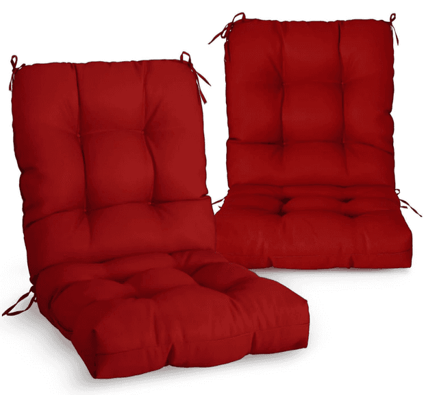 EAGLE PEAK Tufted Indoor / Outdoor Seat Cushions, 2ct, 42" x 21" | Open ...