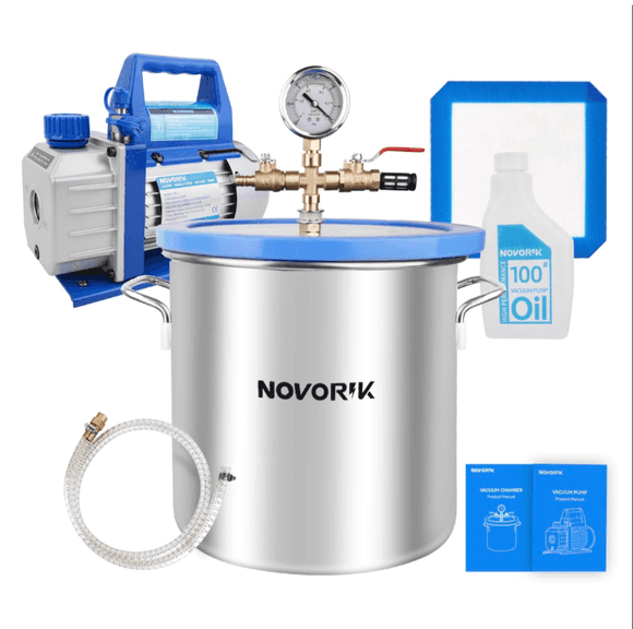 NOVORIK Vacuum Pump Chamber Set | Open Box | (See Condition Notes ...
