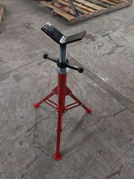 Adjustable Folding Pipe Stand | Open Box - Rio Grande Trade