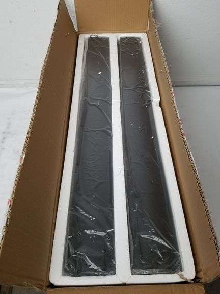 BREEZARY Archer 72 in. (6 ft.) Indoor Black-Blade Satin Nickel ...