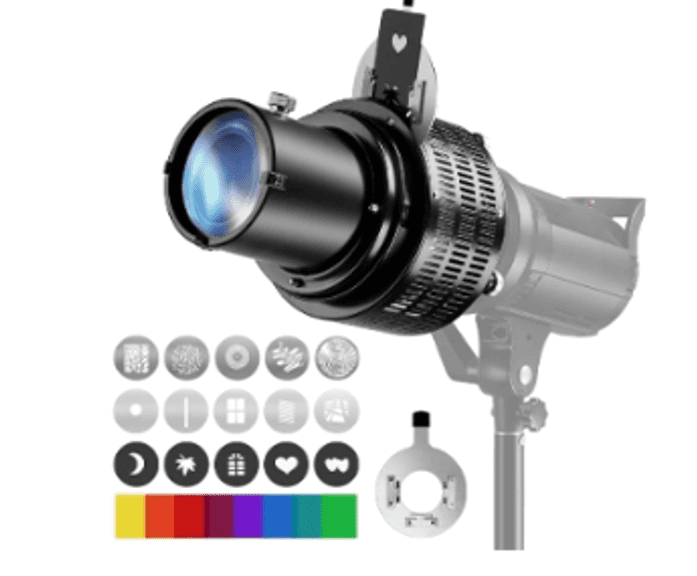 Soonpho Bowens Mount Conical Snoot kit for Flash Speedlite/ Strobe ...