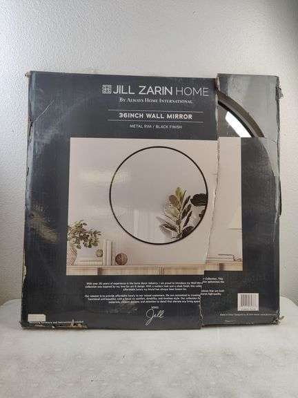 Jill Zarin Home Wall Mirror, 36" | Open Box | (See Condition Notes ...