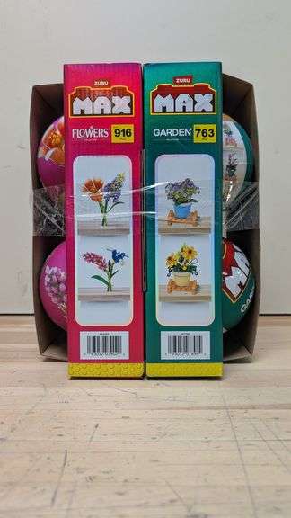 Zuru Max Garden Collection Brick Building Kits, Assorted 4 Pack, 763/ ...