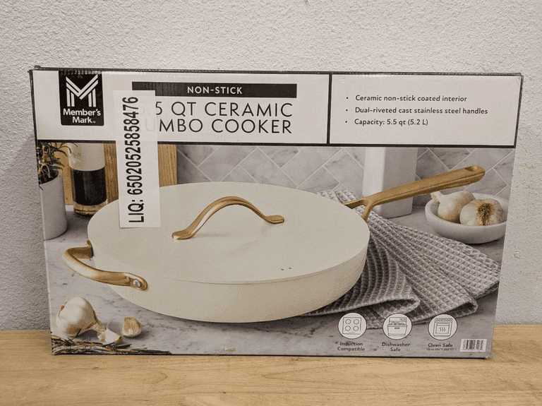 Member's Mark 5.5-Quart Modern Ceramic Jumbo Cooker | Open Box - Rio ...