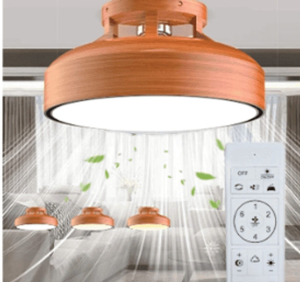 19.7 Ich Embedded Ceiling Fan w Light & Remote Control | Open Box ...