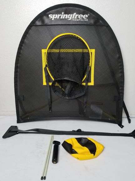Springfree FlexrHoop Basketball Hoop Attachment for Trampolines With ...