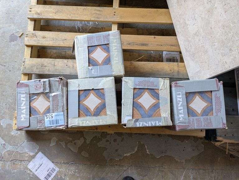 Bundle: Circles Cotta Angela Harris Capri 7.8" x 7.8" Matte Porcelain ...