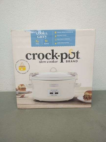 Crock Pot Brand Slow Cooker, 7 Qt | Open Box | (See Condition Notes ...