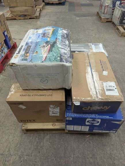 Pallet Of Various Inflatables | Open Box - Rio Grande Trade