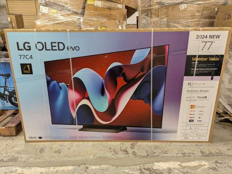 LG 77 Inch Class OLED evo C4 Series Smart TV 4K, OLED77C4AUA | Open Box ...
