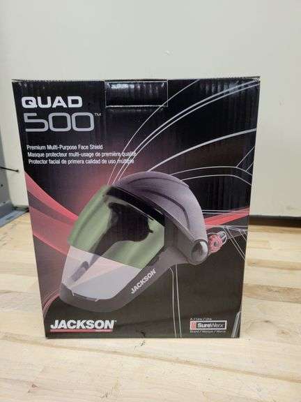 Jcakson Safety QUA 500 Face Shield w/Anti-Fog Window & Chin Guard ...