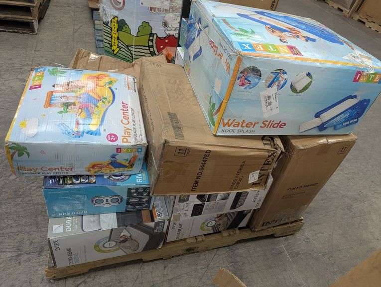 Pallet Of Various Inflatable | Open Box - Rio Grande Trade