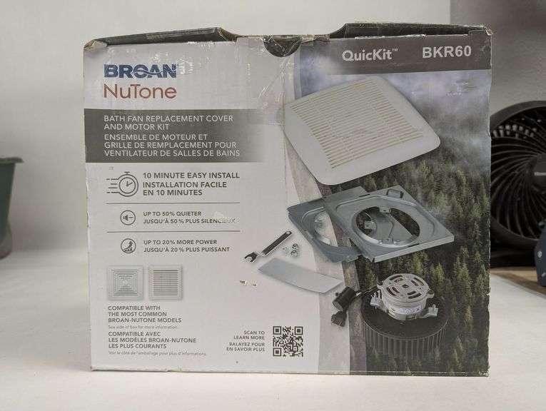 BROAN NuTone Bath Fan Motor Kit | Open Box | (See Condition Notes ...