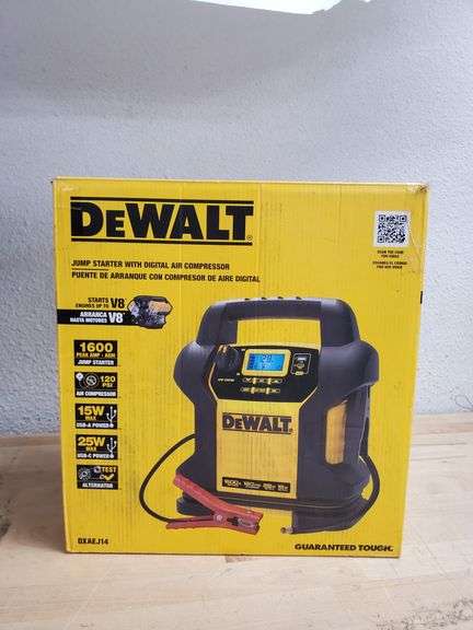 DeWalt Jump Starter With Digital Air Compressor | Open Box | (See ...