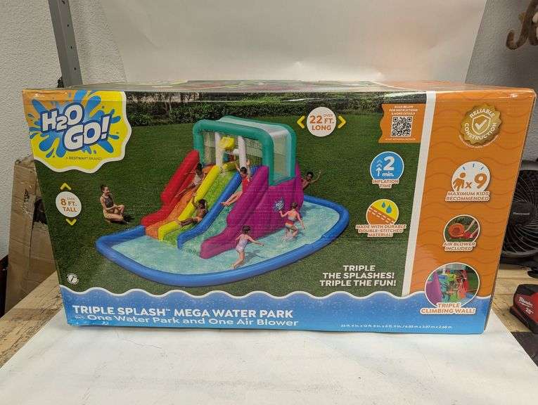 H2O Go! Triple Splash Mega Water Park | Like New | (See Condition Notes ...