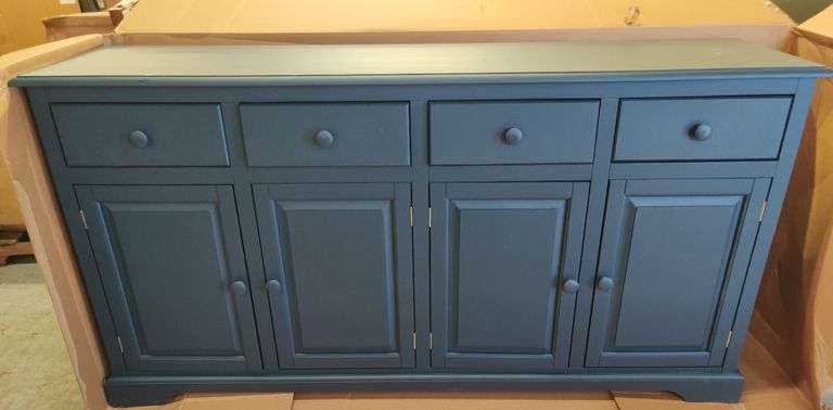 Hues 70" Wide Solid Wood Sideboard, 36'' H x 70'' W x 18'' D | Open Box ...