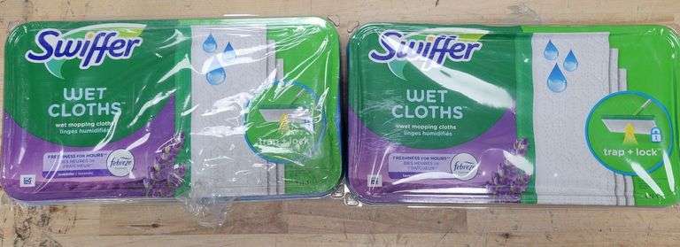 SWIFFER Wet Cloths Set - (2) | Open Box | (See Condition Notes) - Rio ...