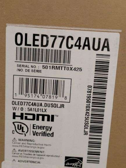 LG 77 Inch Class OLED evo C4 Series Smart TV 4K, OLED77C4AUA | Open Box ...