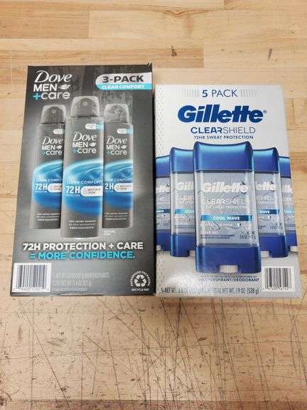 Dove & Gillette Men Deodrant Bundle | Open Box | (See Condition Notes ...