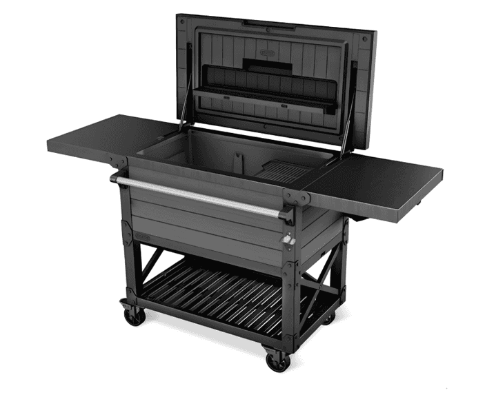 Keter 89.8 Qt Portable Outdoor Patio Cooler Ice Chest | Open Box | (See ...