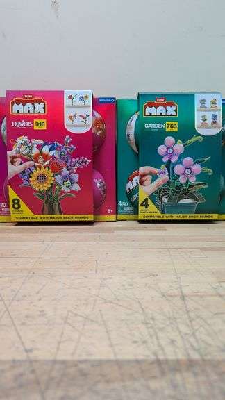 Zuru Max Garden Collection Brick Building Kits, Assorted 4 Pack, 763/ ...