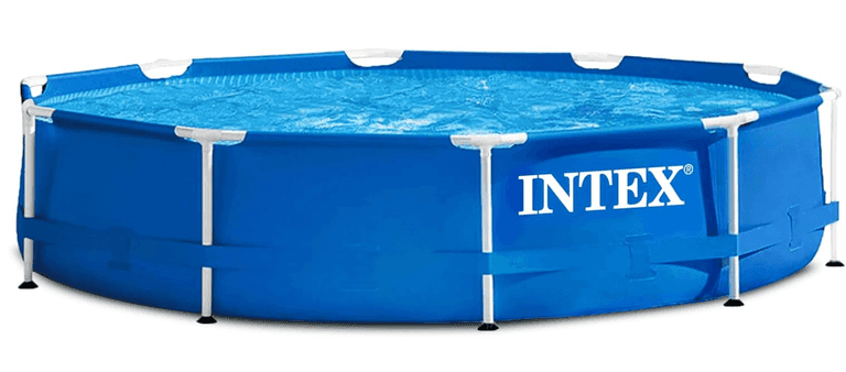 Intex 10 Foot x 30 Inch Above Ground Round Swimming Pool | Like New ...