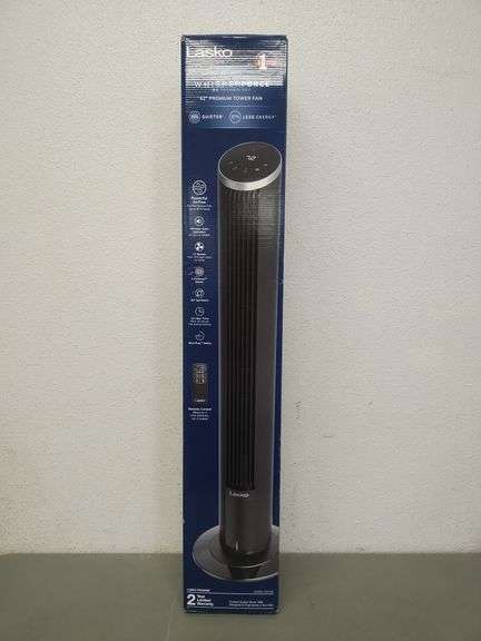 Lasko 42" Tower Fan With Remote | Open Box | (See Condition Notes ...