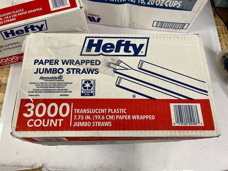 HEFTY Straws & WINCUP Lids Bundle, 3pc | Like New | (See Condition ...