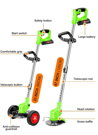 Cordless Battery String Trimmer/Weed Wacker | Open Box | (See Condition ...
