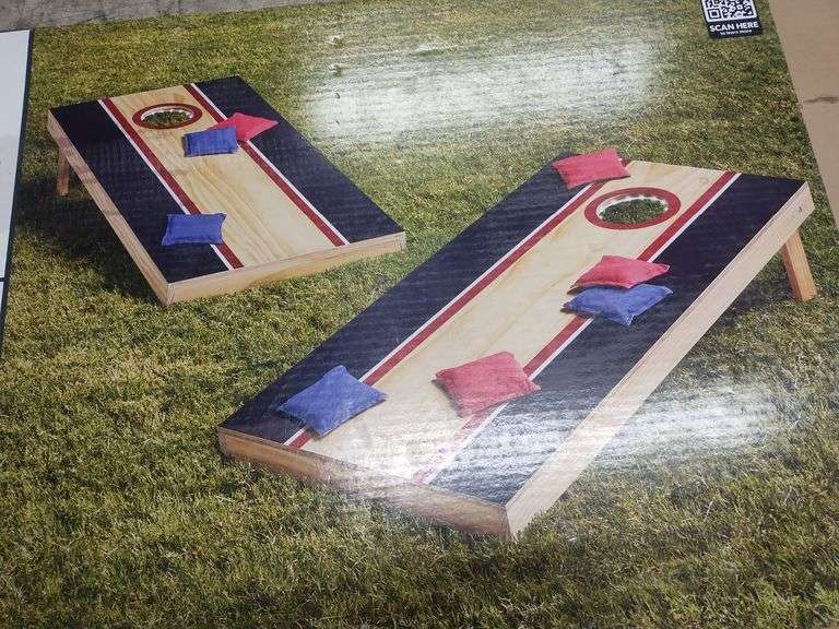Member's Mark 2' X 4' Cornhole Set With Lights | Open Box | (See ...