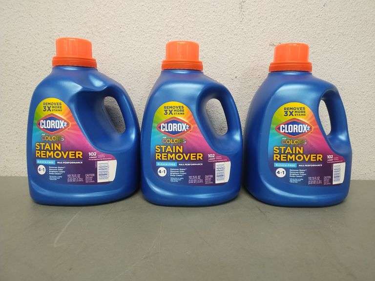 Clorox2 For Colors Stain Remover Laundry Additive, Set Of 3 | Open Box ...