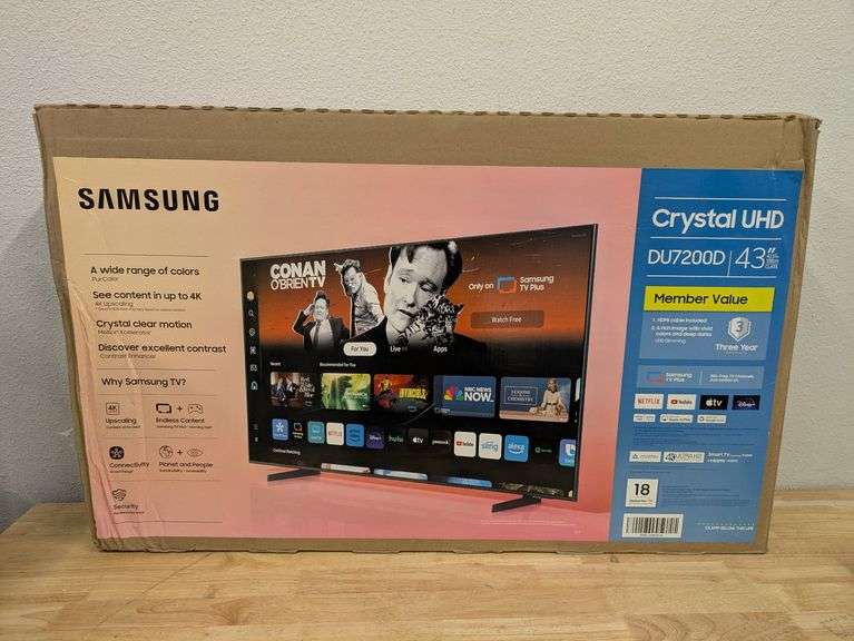 Bundle: 3 Broken 43" Samsung TVs | Damaged | (See Condition Notes ...