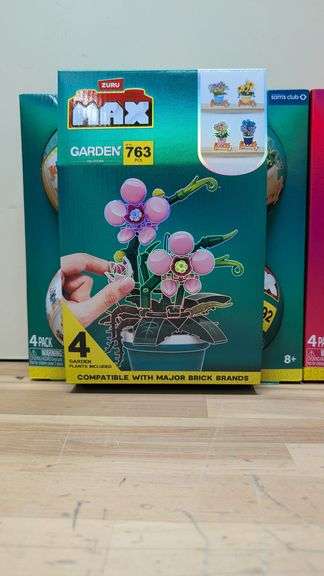 Zuru Max Garden Collection Brick Building Kits, Assorted 4 Pack, 763/ ...