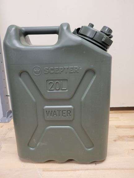 Scepter BPA Durable 5 Gal. Military Water Storage Container Green ...